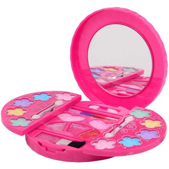 Köp Isabella Sminkset Barnsmink i Rund Box med Spegel - Leksakscity.se